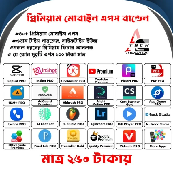 Premium Mobile Apps Bundle-Lifetime – Astech IT